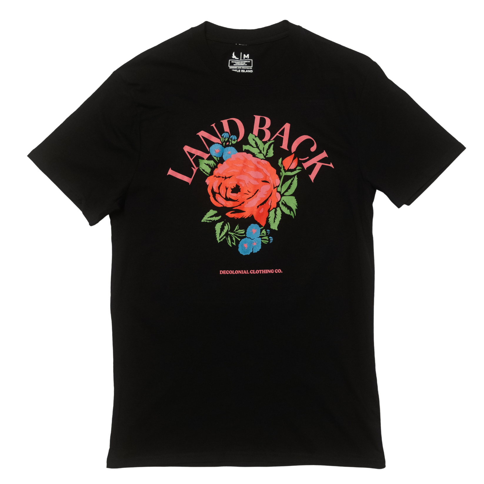 Rose Land Back T-Shirt – Decolonial Clothing Co.